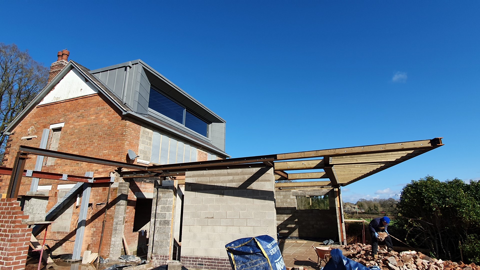 New Contemporary Dormer complete at house in Lapworth - MRT Architects